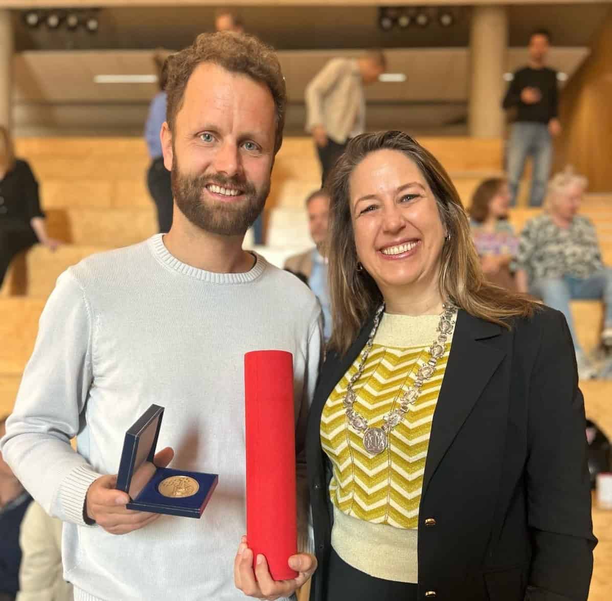 Andreaspenning voor Jasper Rijpma - Hyperion Lyceum